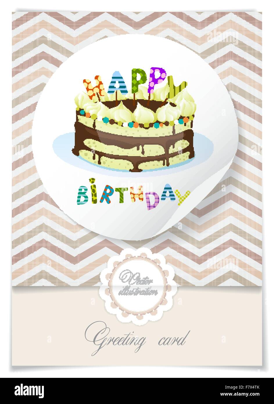 Greeting Card Design, Template Stock Vector Image & Art - Alamy