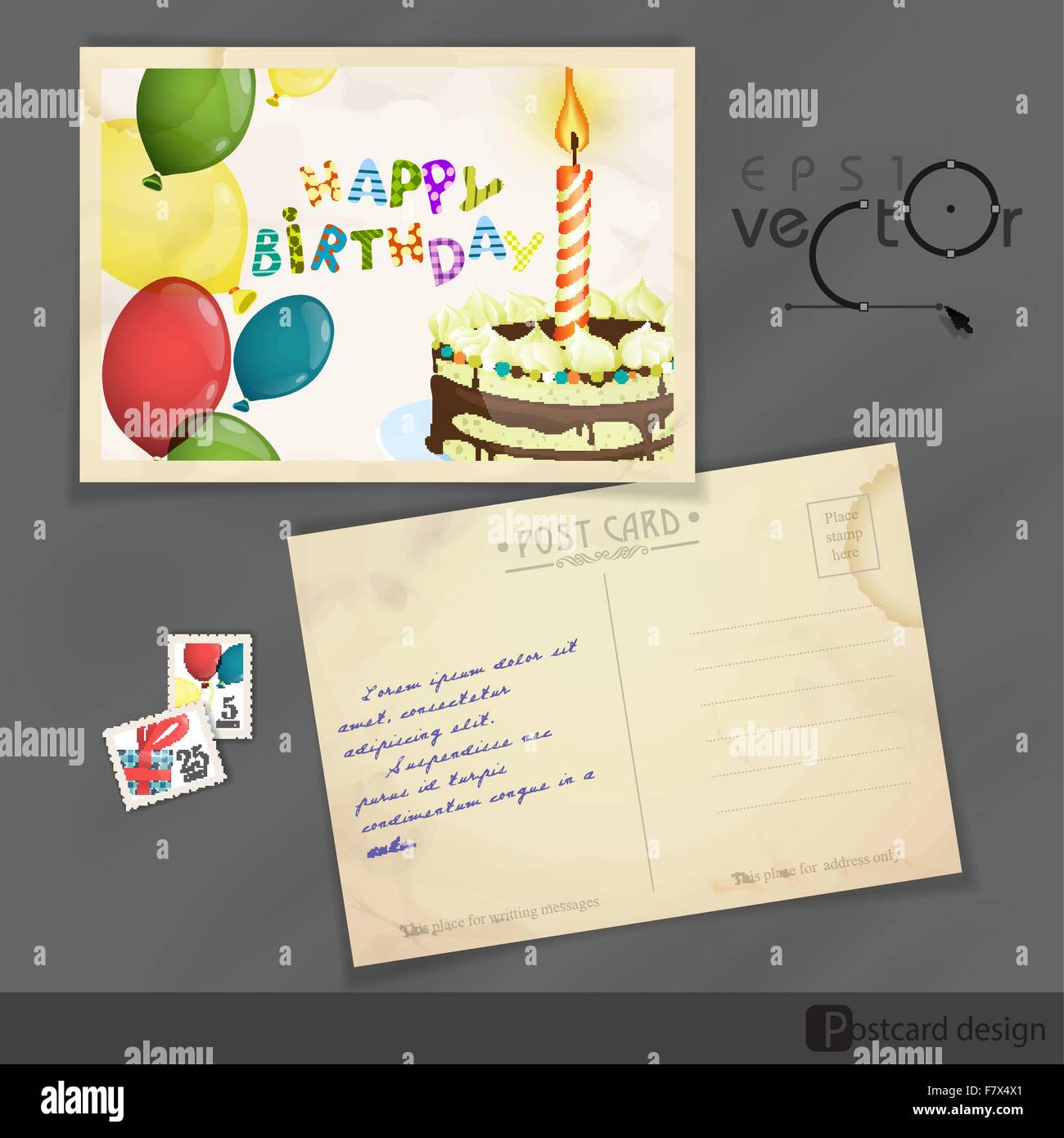 Balloon post Stock Vector Images - Alamy