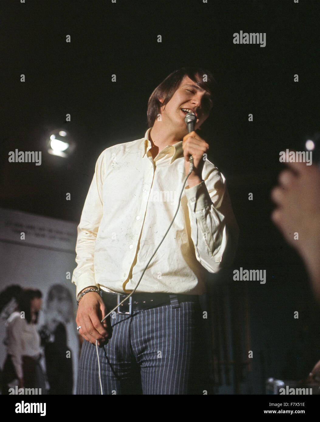 WAYNE FONTANA English pop singer in 1965. Photo Tony Gale Stock Photo ...