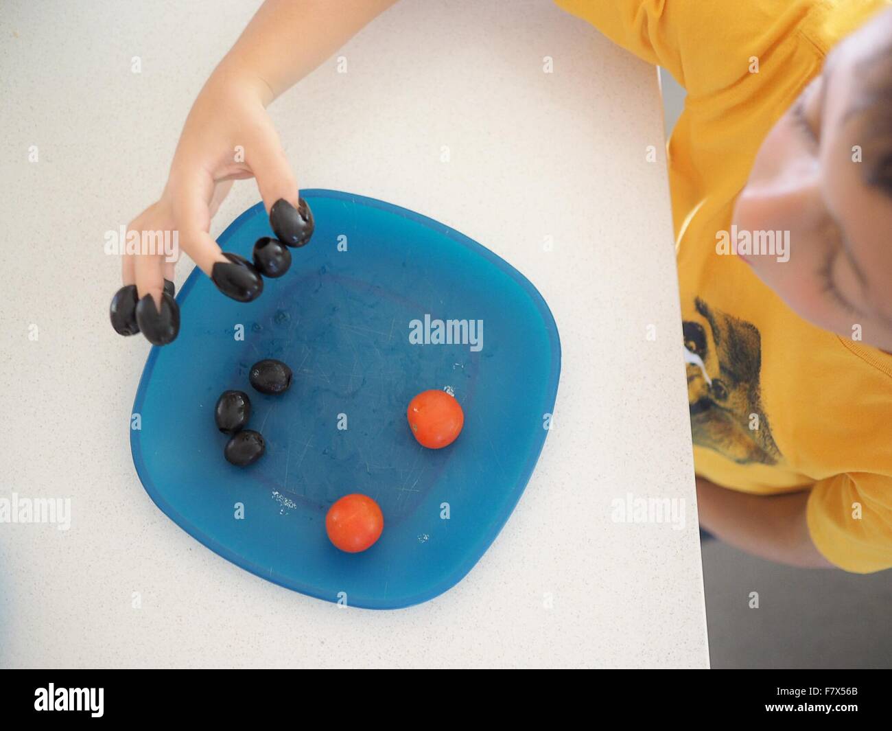 Children playing with their food hi-res stock photography and images ...