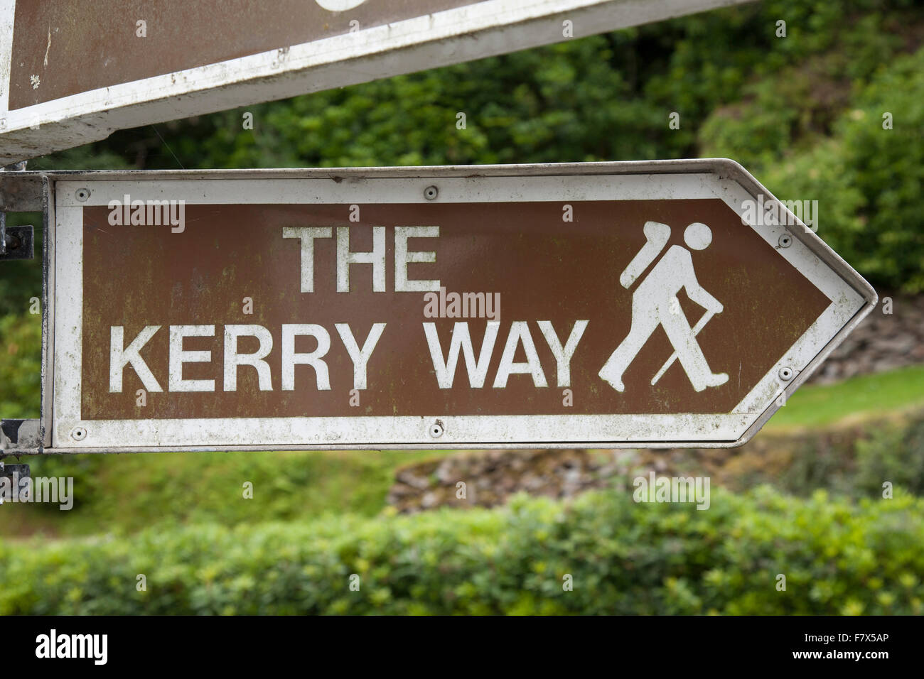 Kerry Way Signpost, County Kerry; Ireland Stock Photo - Alamy