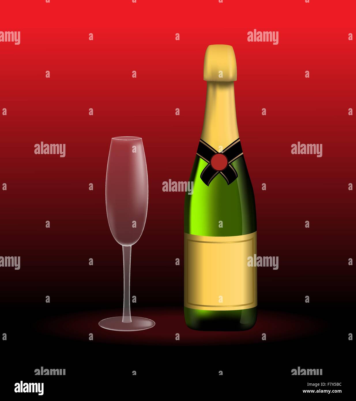 Glass sparkling wine splash Stock Vector Images - Alamy