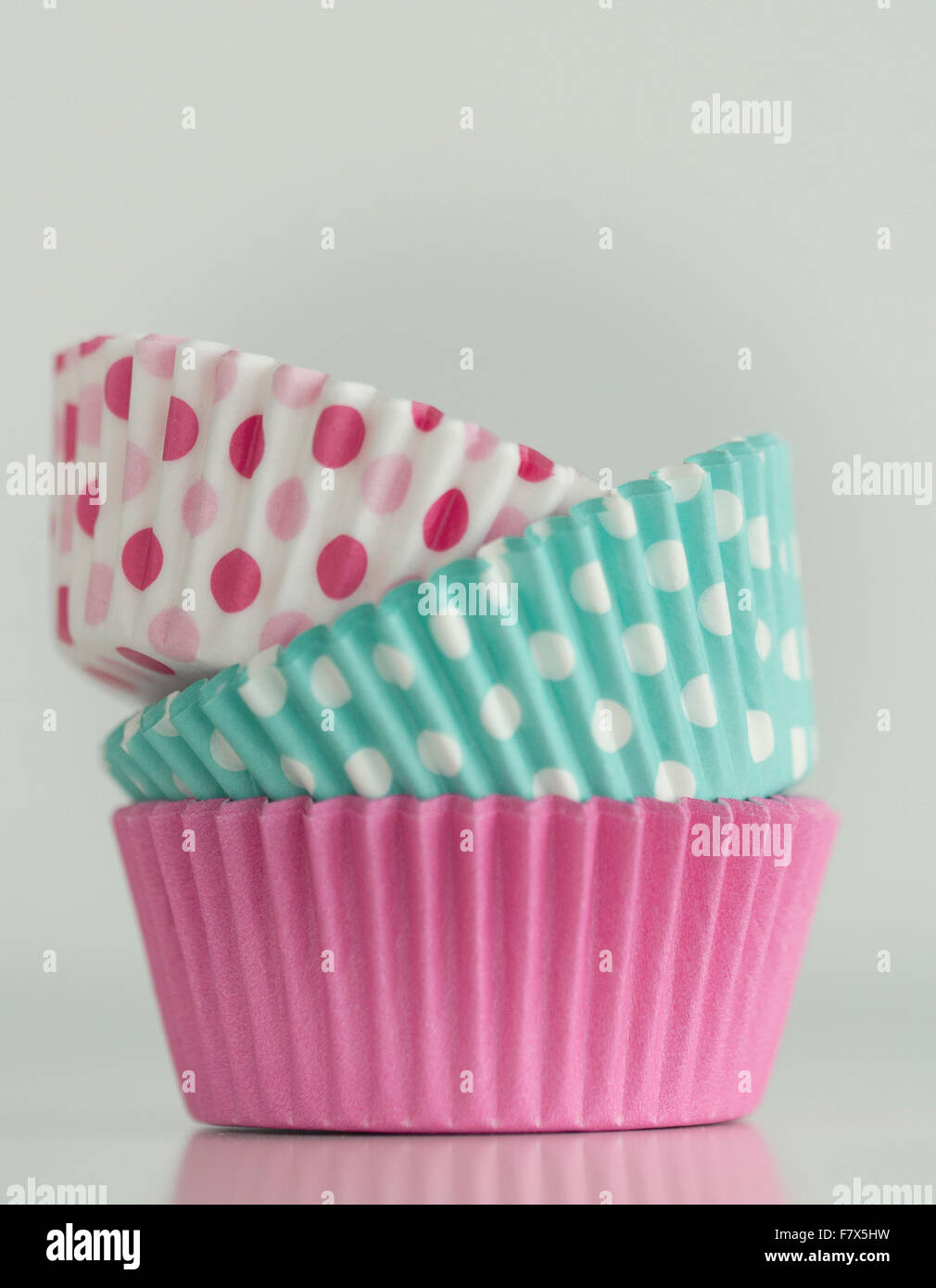 Stack of Cupcake cases Stock Photo - Alamy