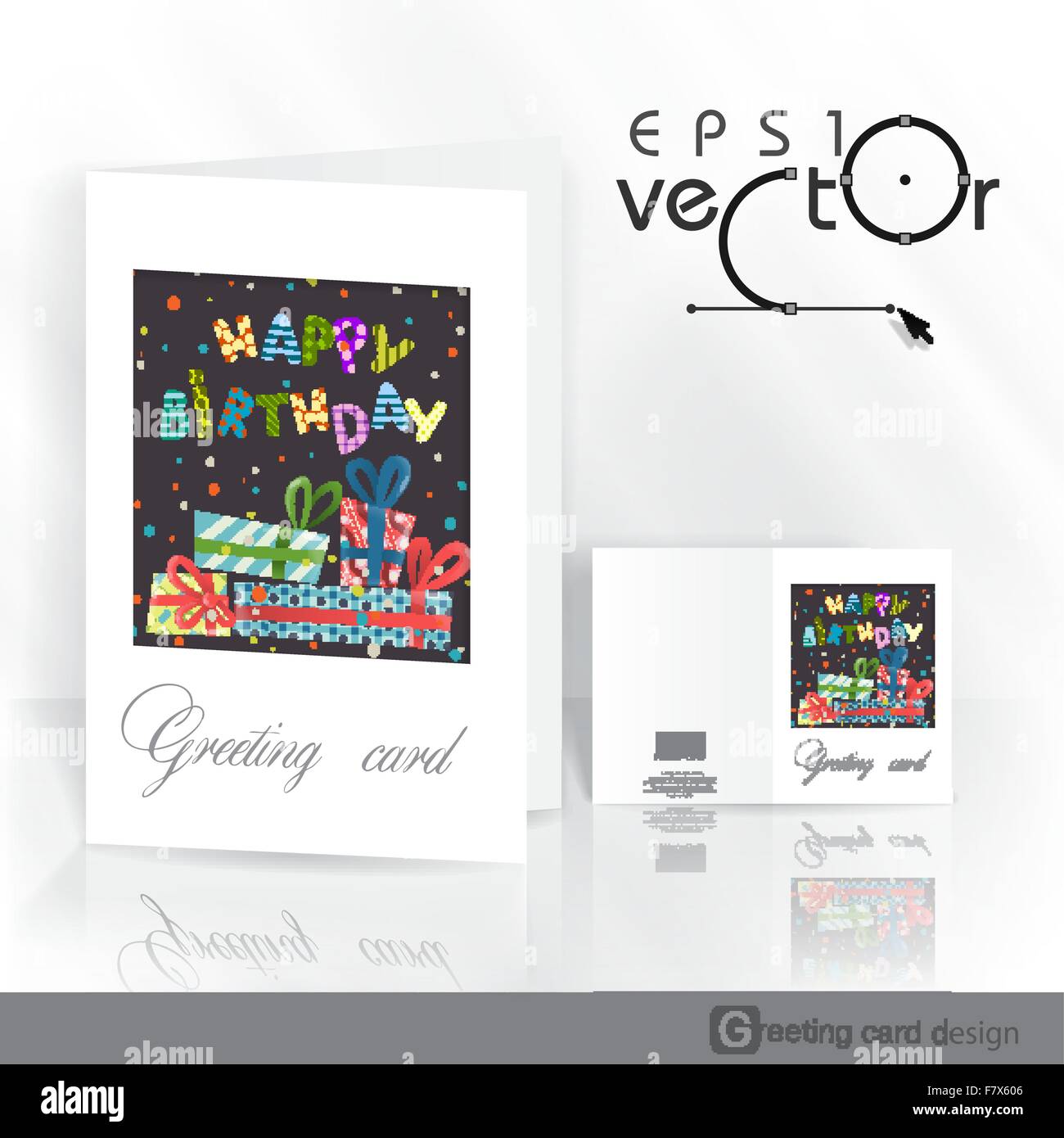 Greeting Card Design, Template Stock Vector Image & Art - Alamy