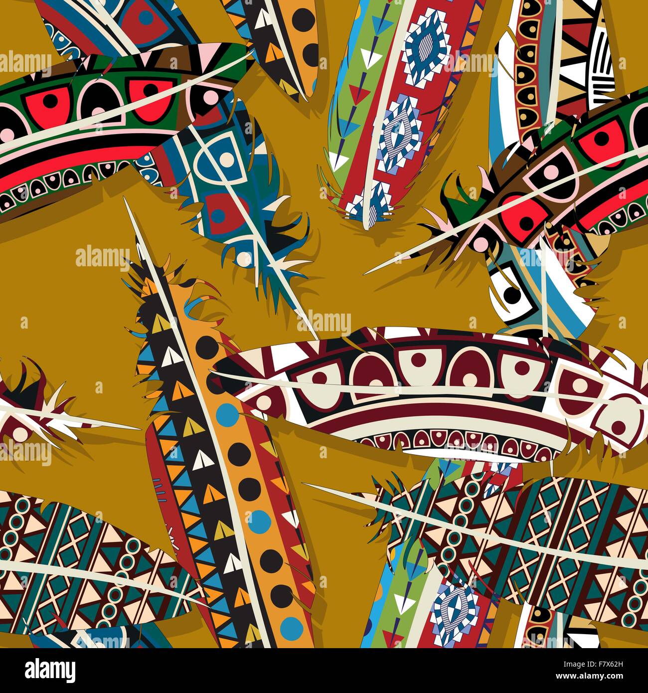 Modern aztec pattern Stock Vector Images - Alamy
