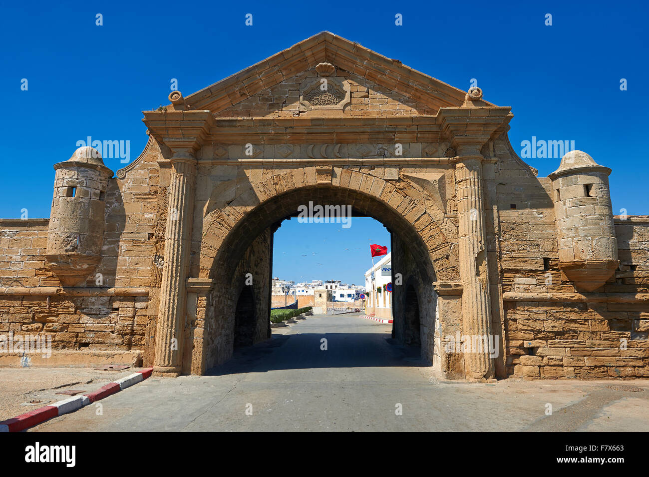 Portuguese fortifications of Mogador or Mogadore. Essaouira, Morocco ...