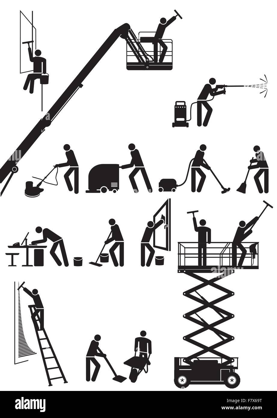 Cleaning Stock Vector Images - Alamy