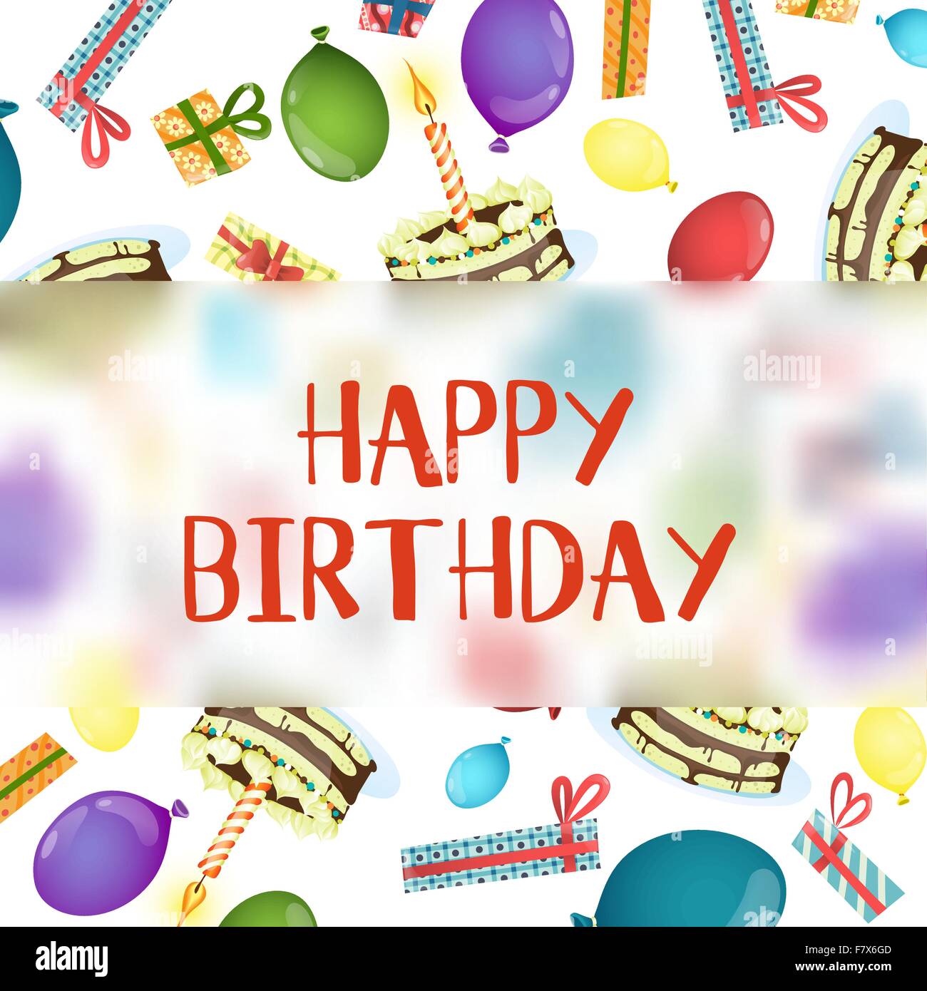 Colorful Birthday Background Stock Vector Image & Art - Alamy