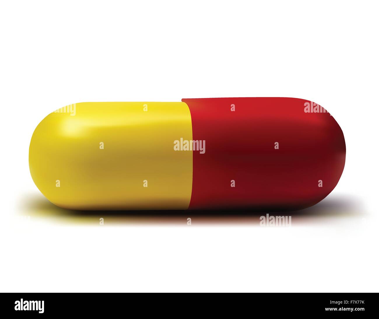 Pills yellow Stock Vector Images - Alamy