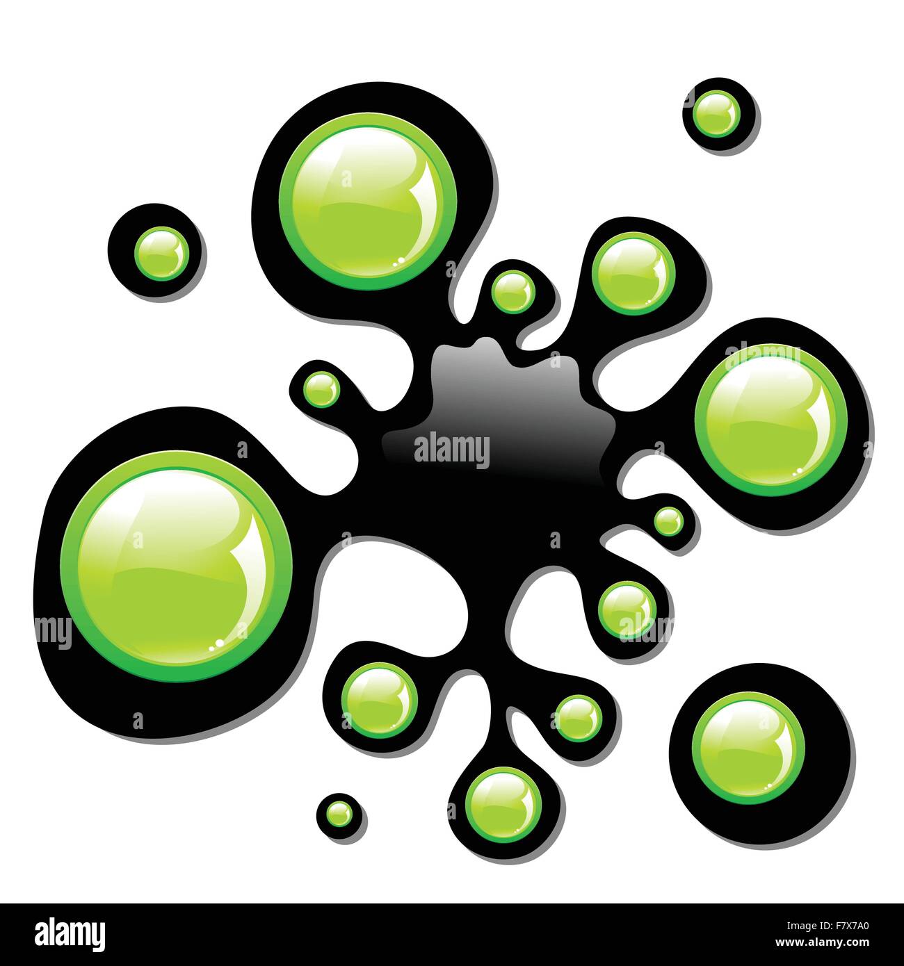 Black splodge Stock Vector Images - Alamy