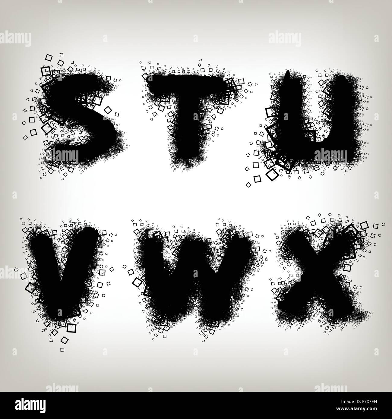 alphabet letters set Stock Vector Image & Art - Alamy