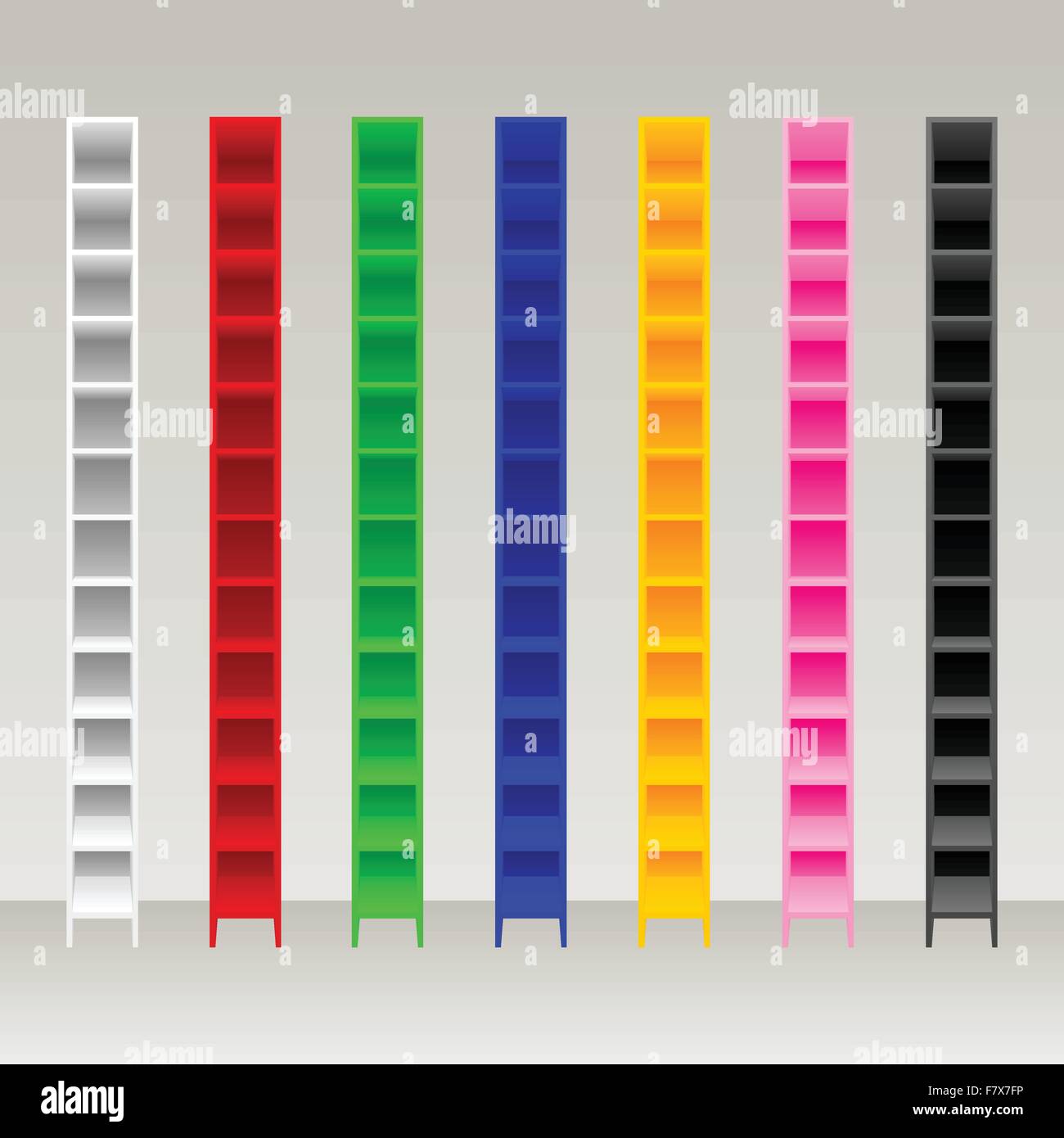 Empty shelves Stock Vector Images - Alamy