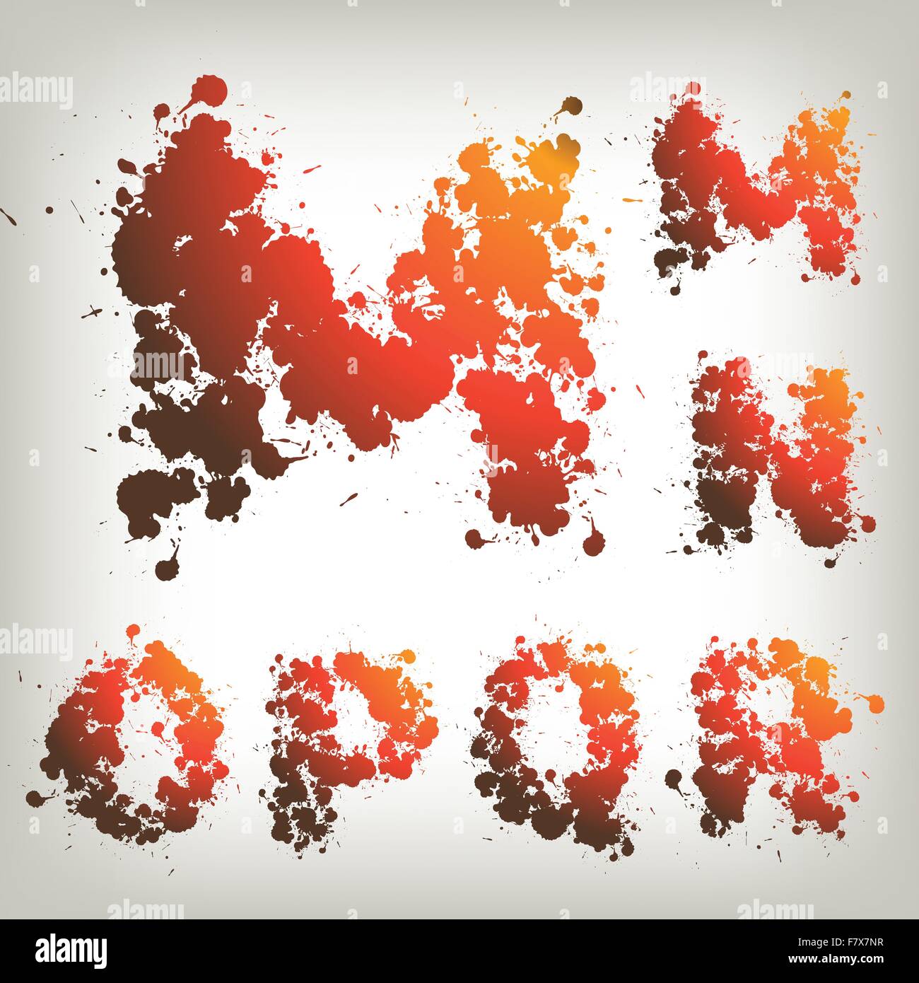 Ink alphabet hi-res stock photography and images - Alamy