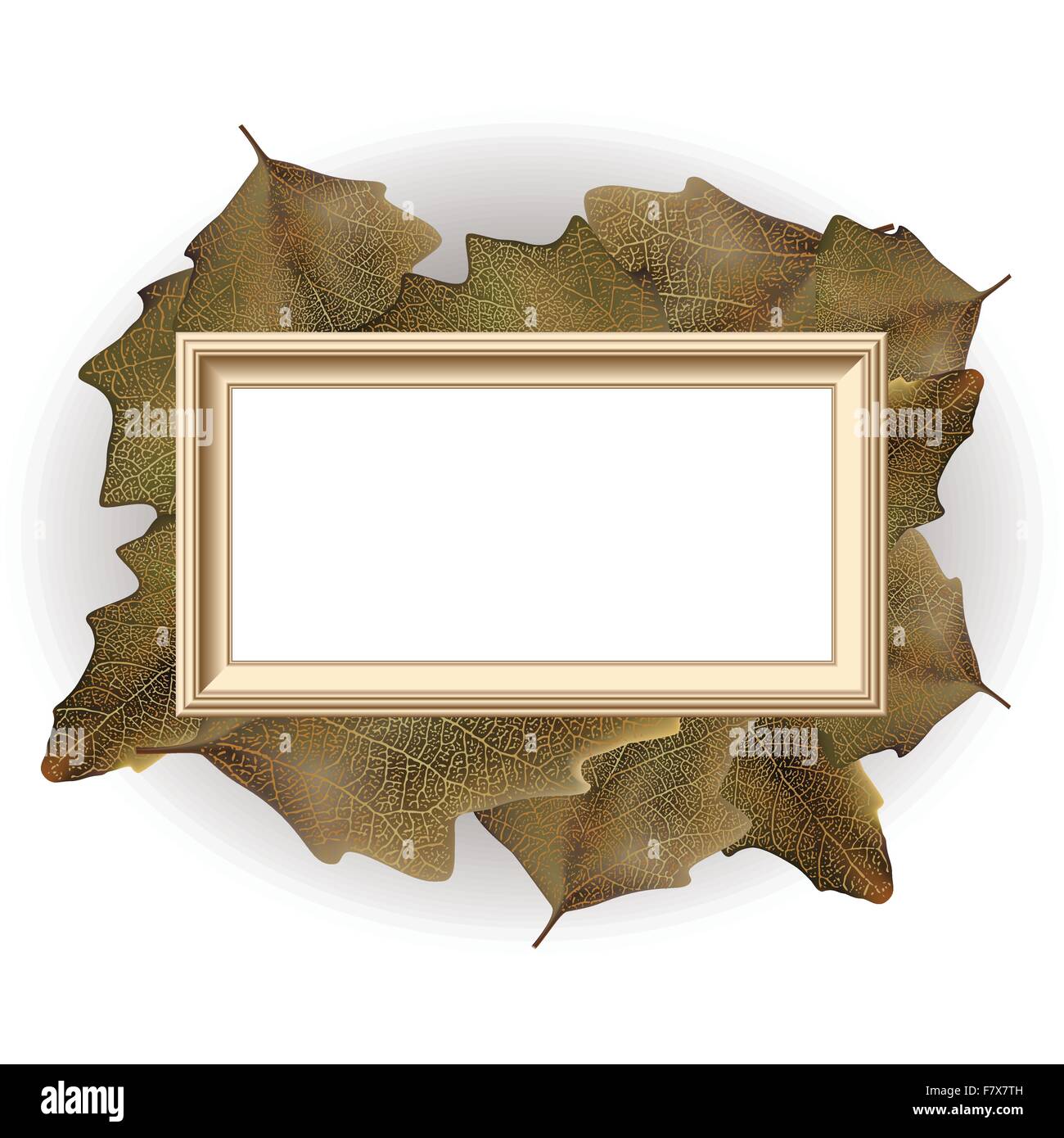 Golden autumn wood Stock Vector Images - Alamy