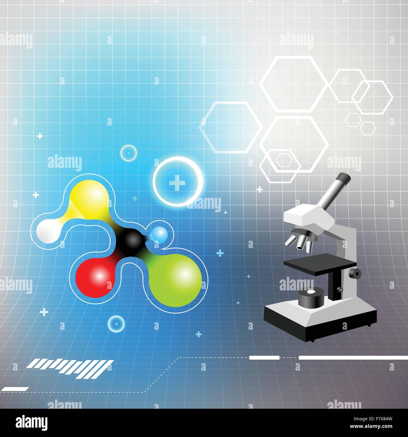 science background, microscope Stock Vector Image & Art - Alamy