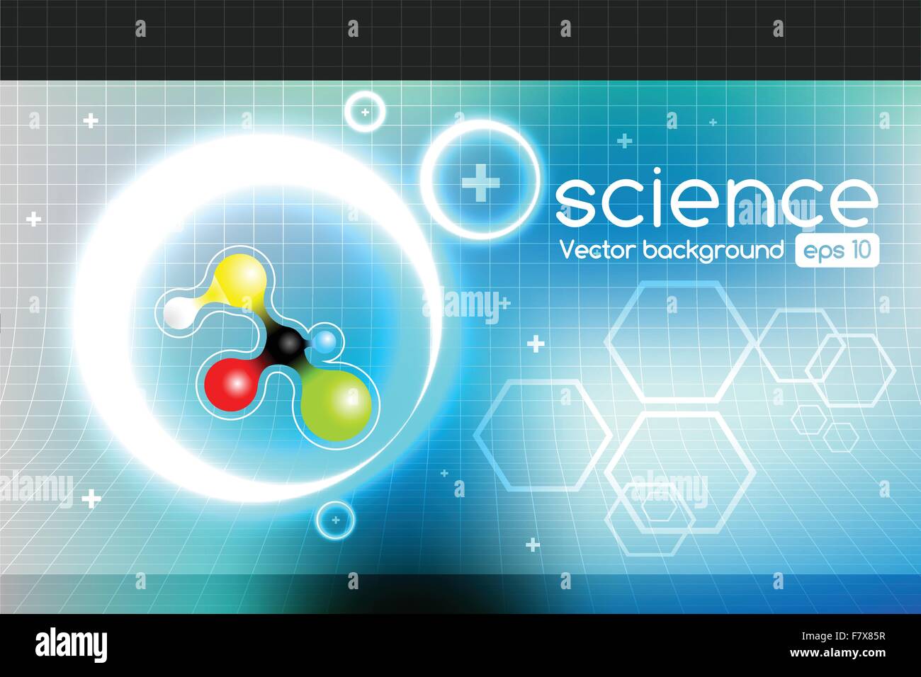 Science background, molecule Stock Vector Image & Art - Alamy