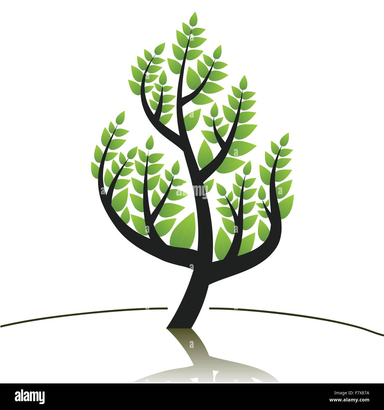 Tree symbol Stock Vector Images - Alamy