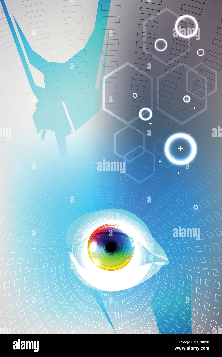 Futuristic technology background visual data hi-res stock photography ...