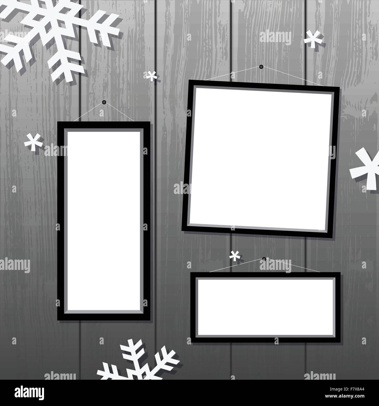 Merry christmas frames Stock Vector Images - Alamy