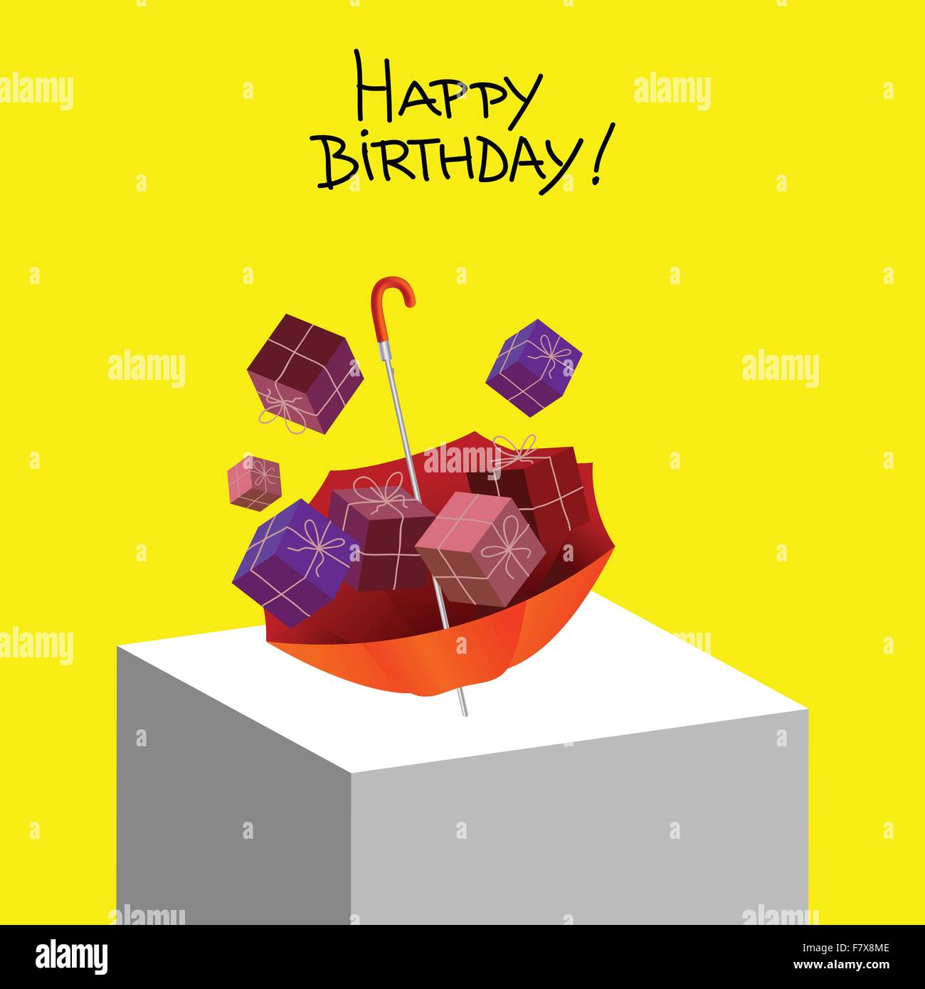 Happy birthday card design Stock Vector Images - Alamy
