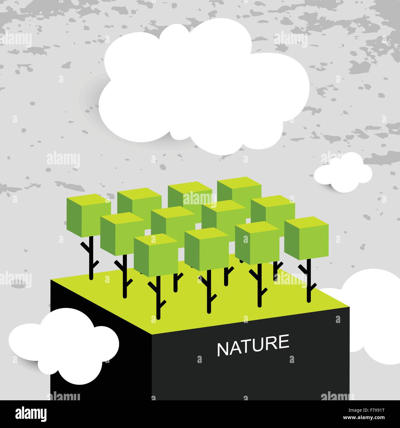 Spring woods Stock Vector Images - Alamy