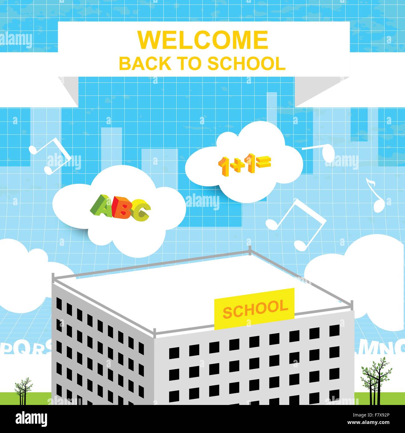 School building school children Stock Vector Images - Alamy