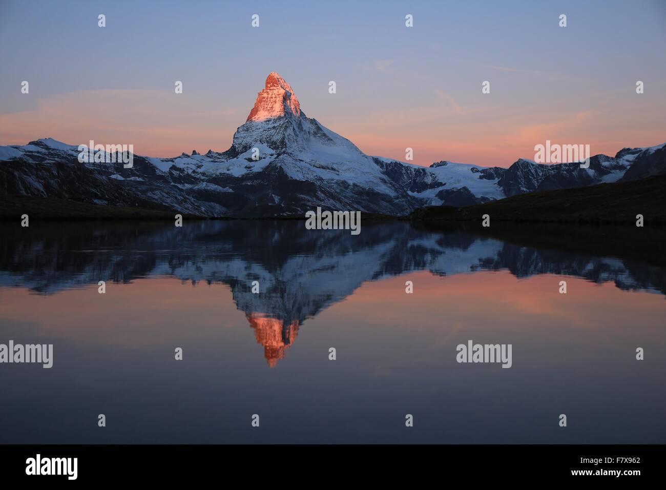 Beautiful morning scene in Zermatt, Switzerland Stock Photo - Alamy