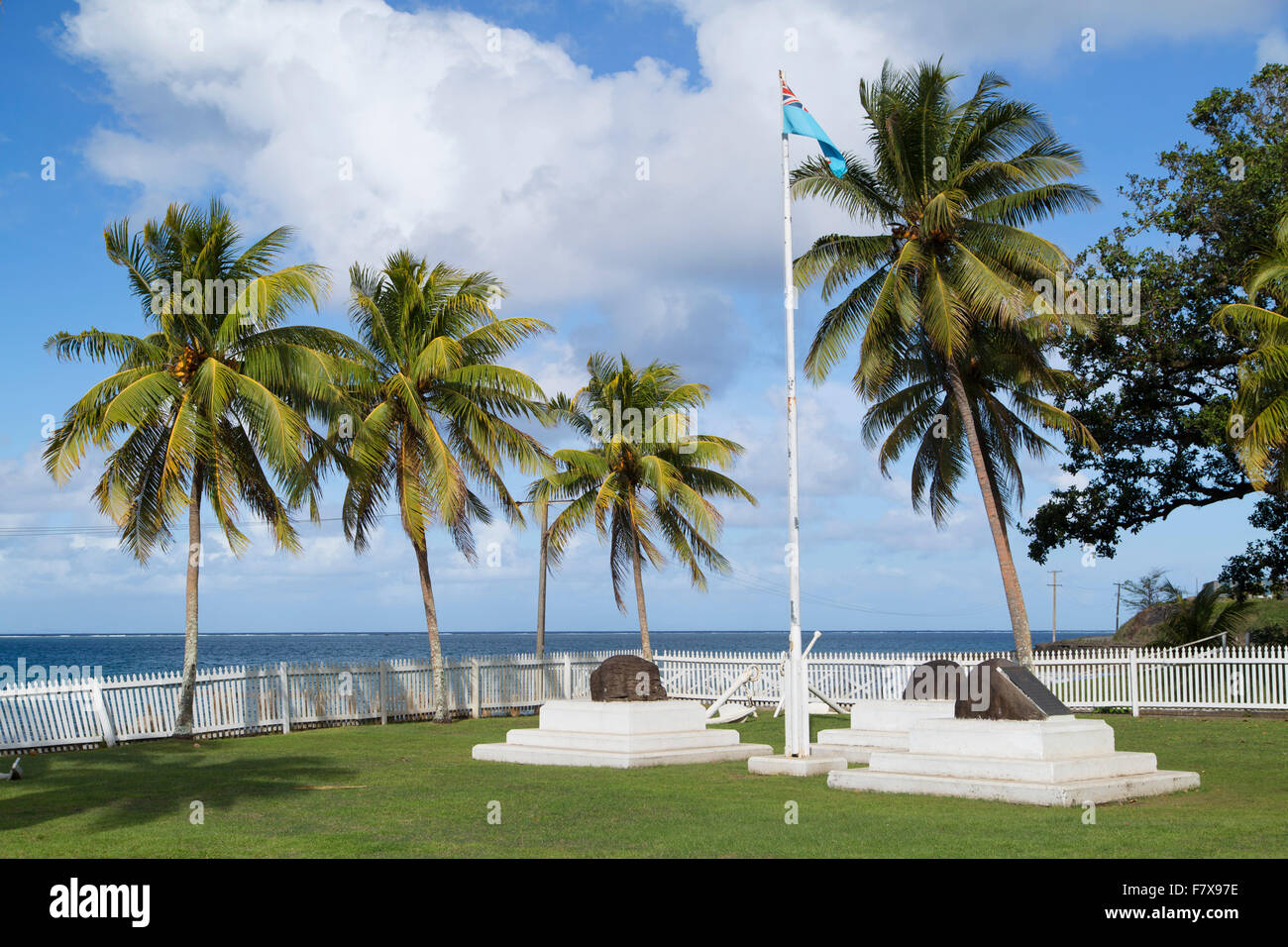 Cession Site, Levuka (UNESCO World Heritage Site), Ovalau, Fiji Stock ...