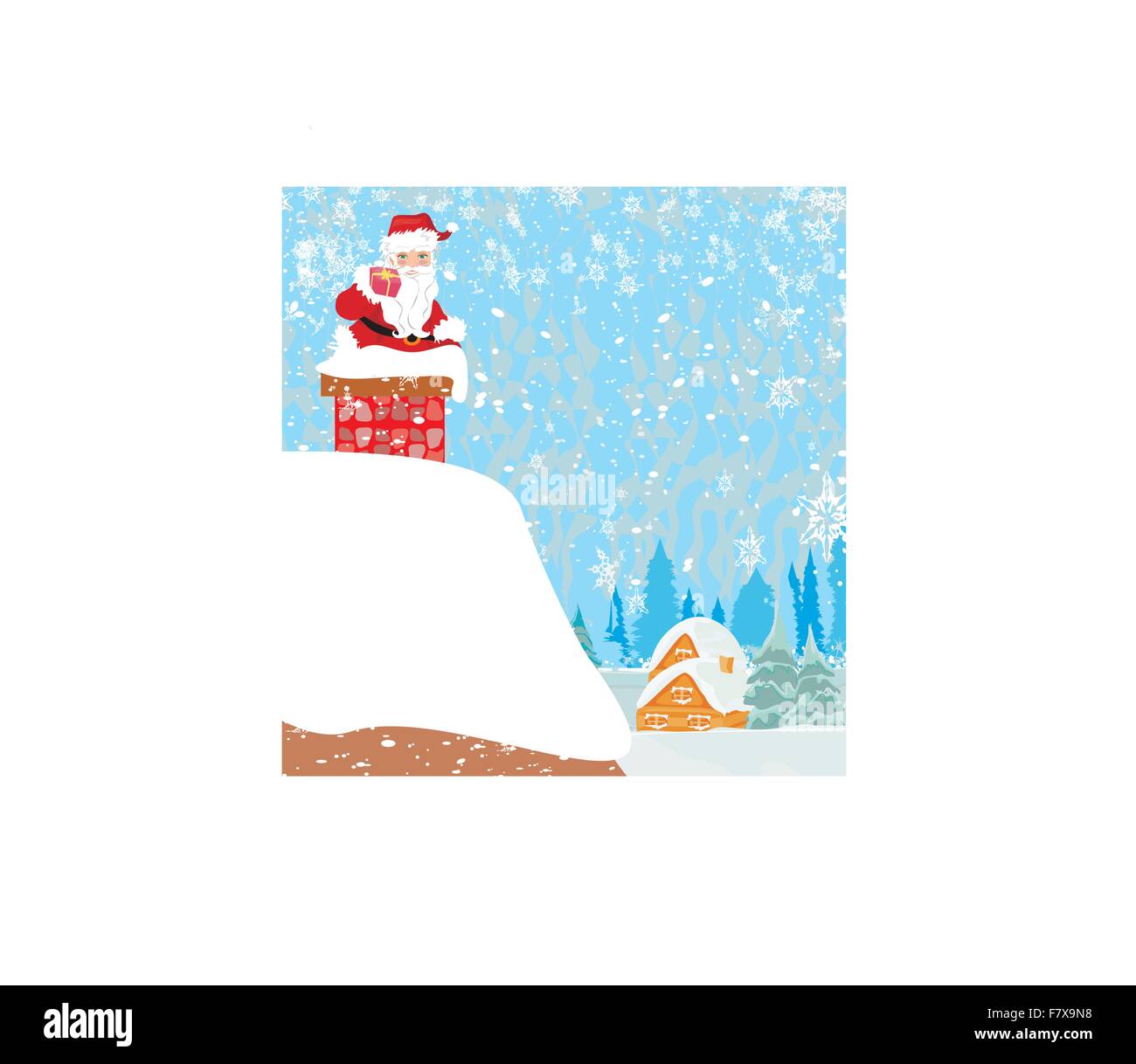 Santa claus stuck in chimney hi-res stock photography and images - Alamy