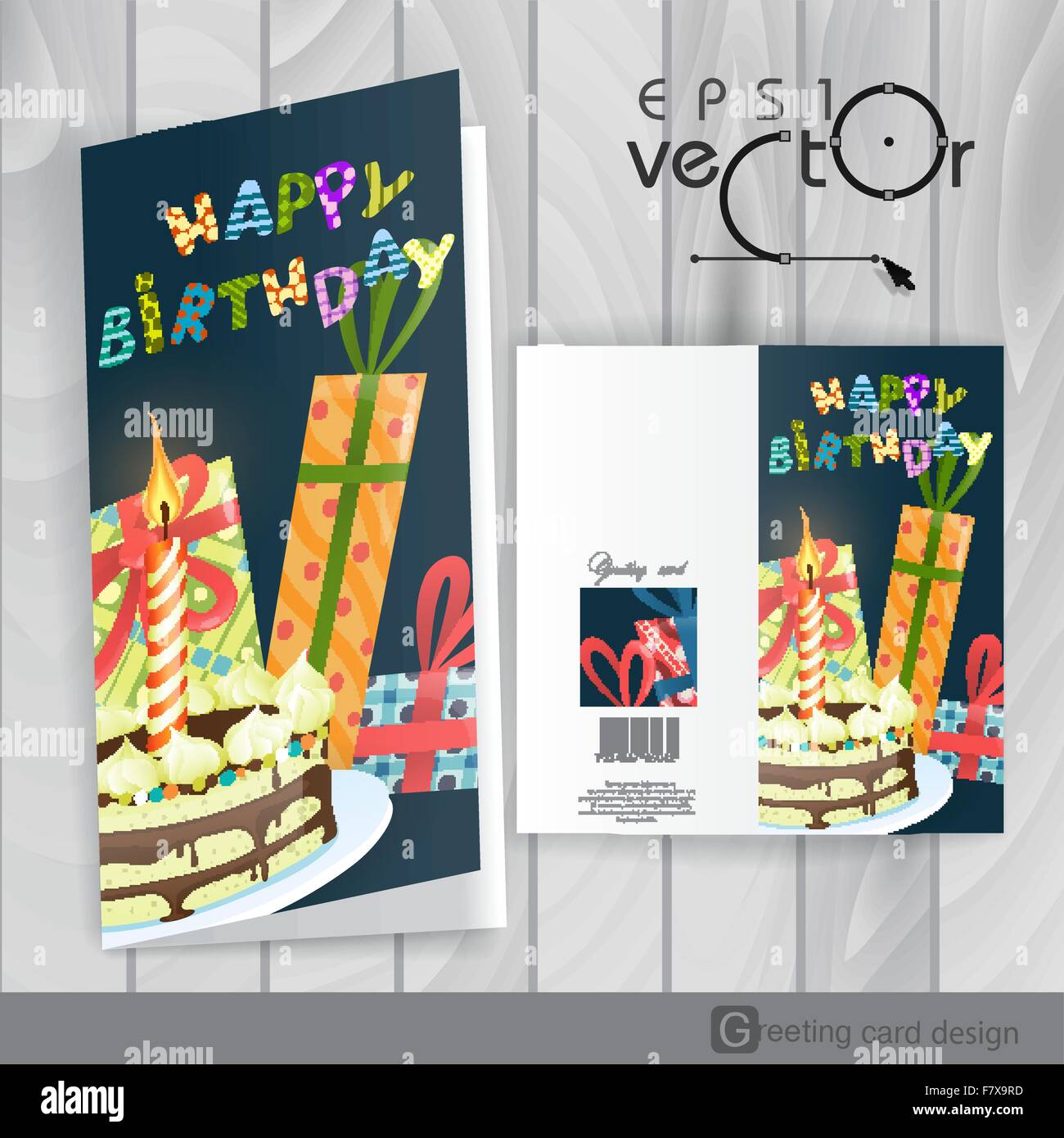 Greeting Card Design, Template Stock Vector Image & Art - Alamy