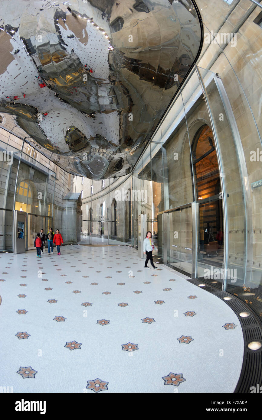 Library Walk at Central Library in St. Peters Square, Manchester Stock ...