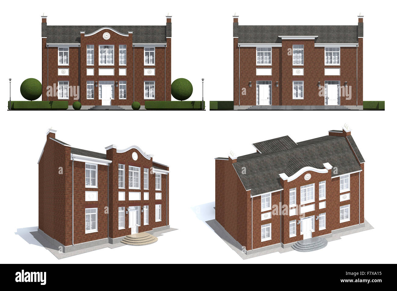 View beautiful country cottage Cut Out Stock Images & Pictures - Alamy