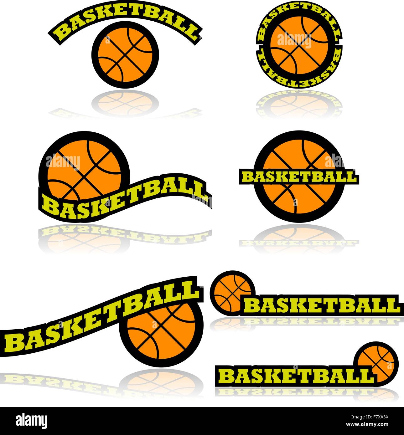Basketball word Stock Vector Images - Alamy