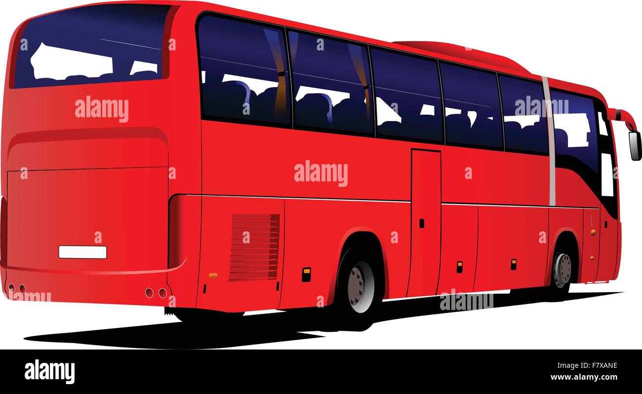 Red tourist bus hi-res stock photography and images - Alamy