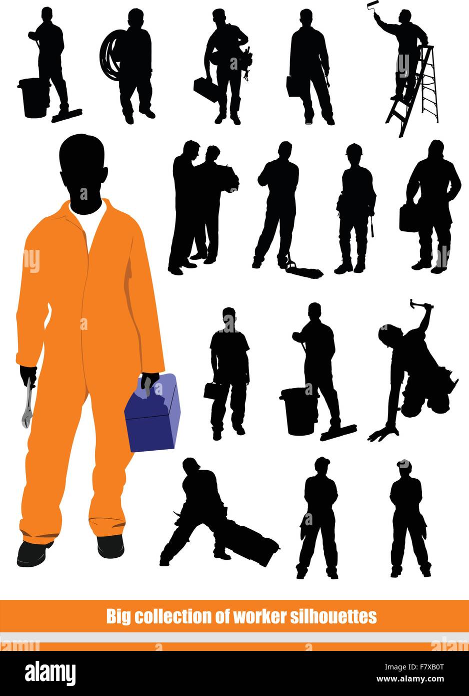 Employee Silhouette Vector