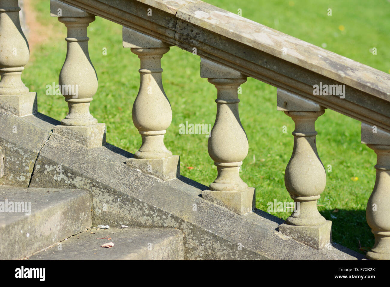 Balustrade and steps Stock Photo - Alamy