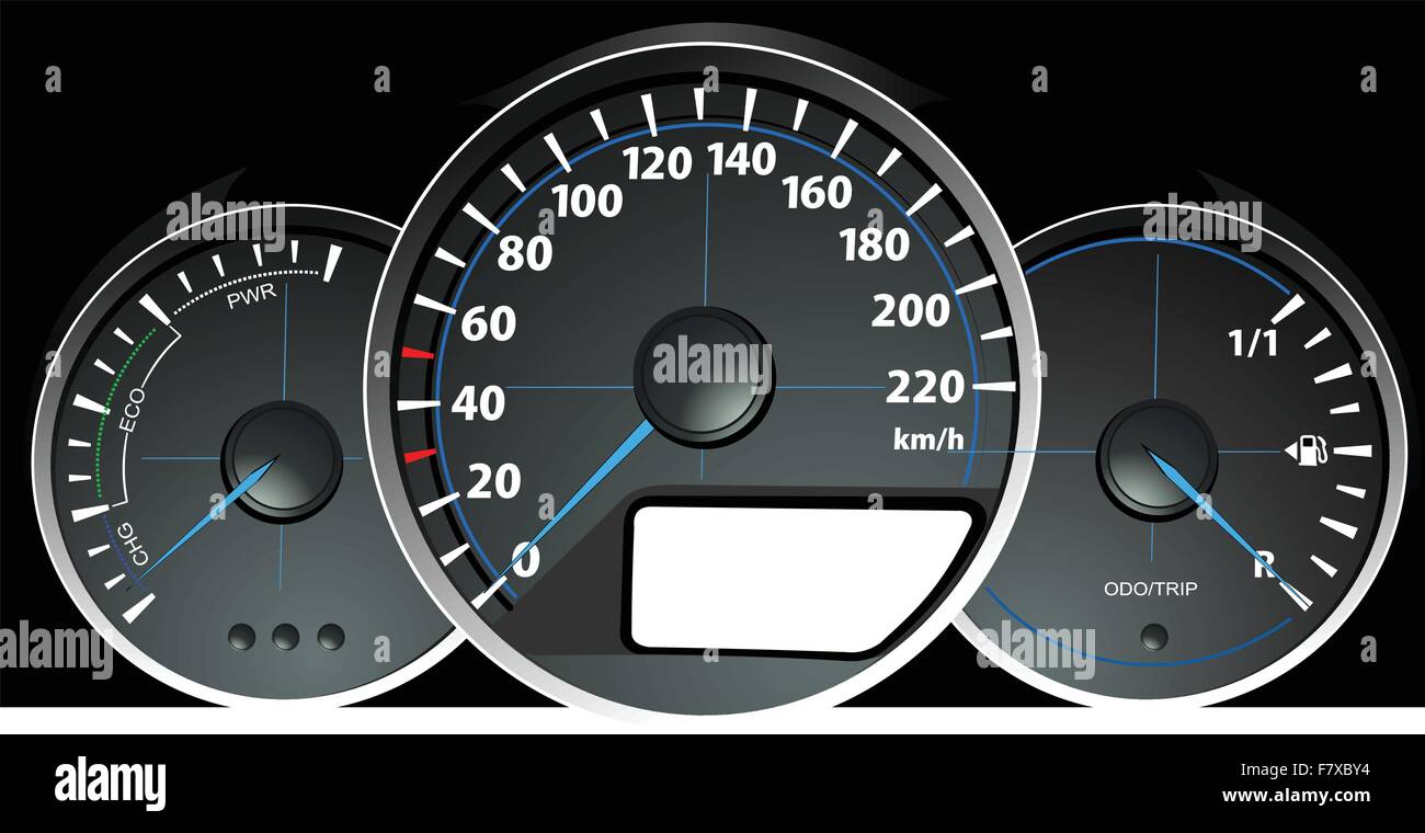 Speedometer. Accelerating Dashboard. Vector illustrator Stock Vector ...