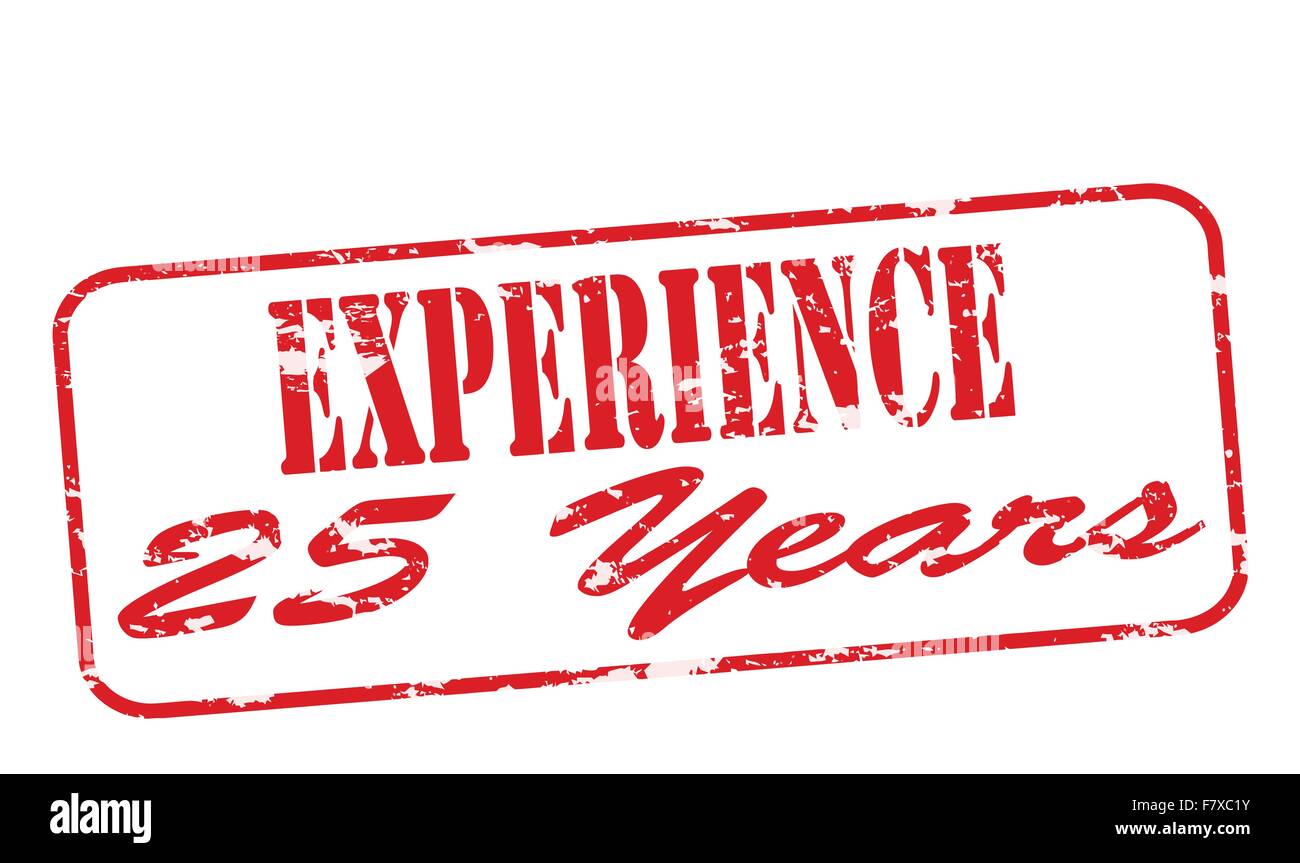 Experience twenty five years Stock Vector Image & Art - Alamy