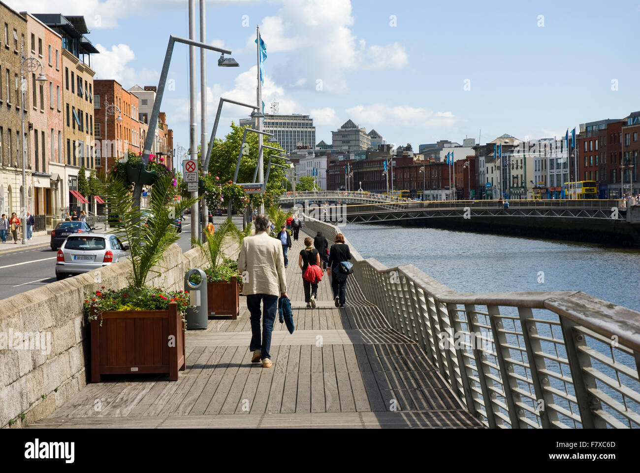 Riverside walk, Dublin, Eire Stock Photo - Alamy