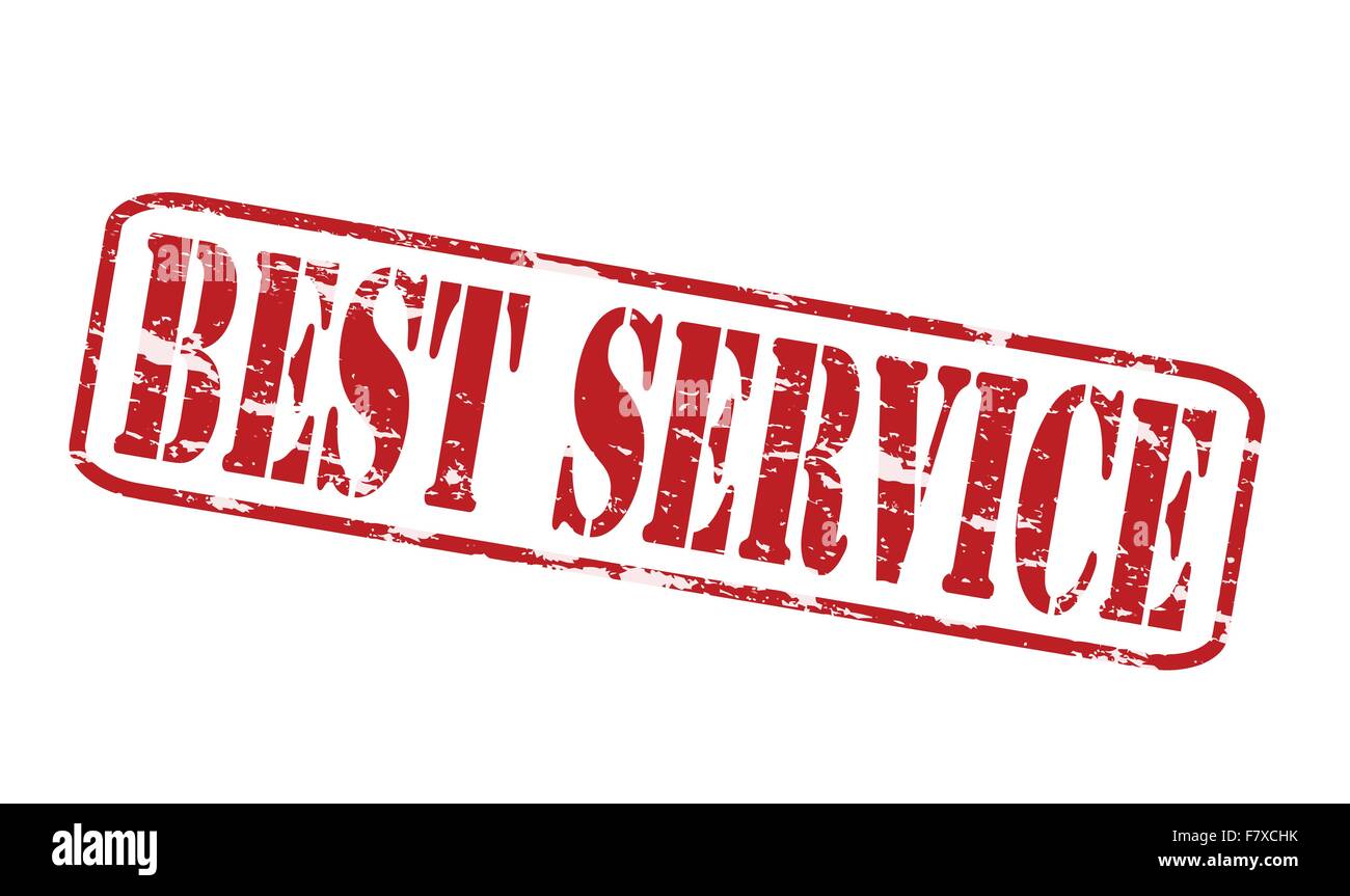 Best service stamp Stock Vector Images - Alamy