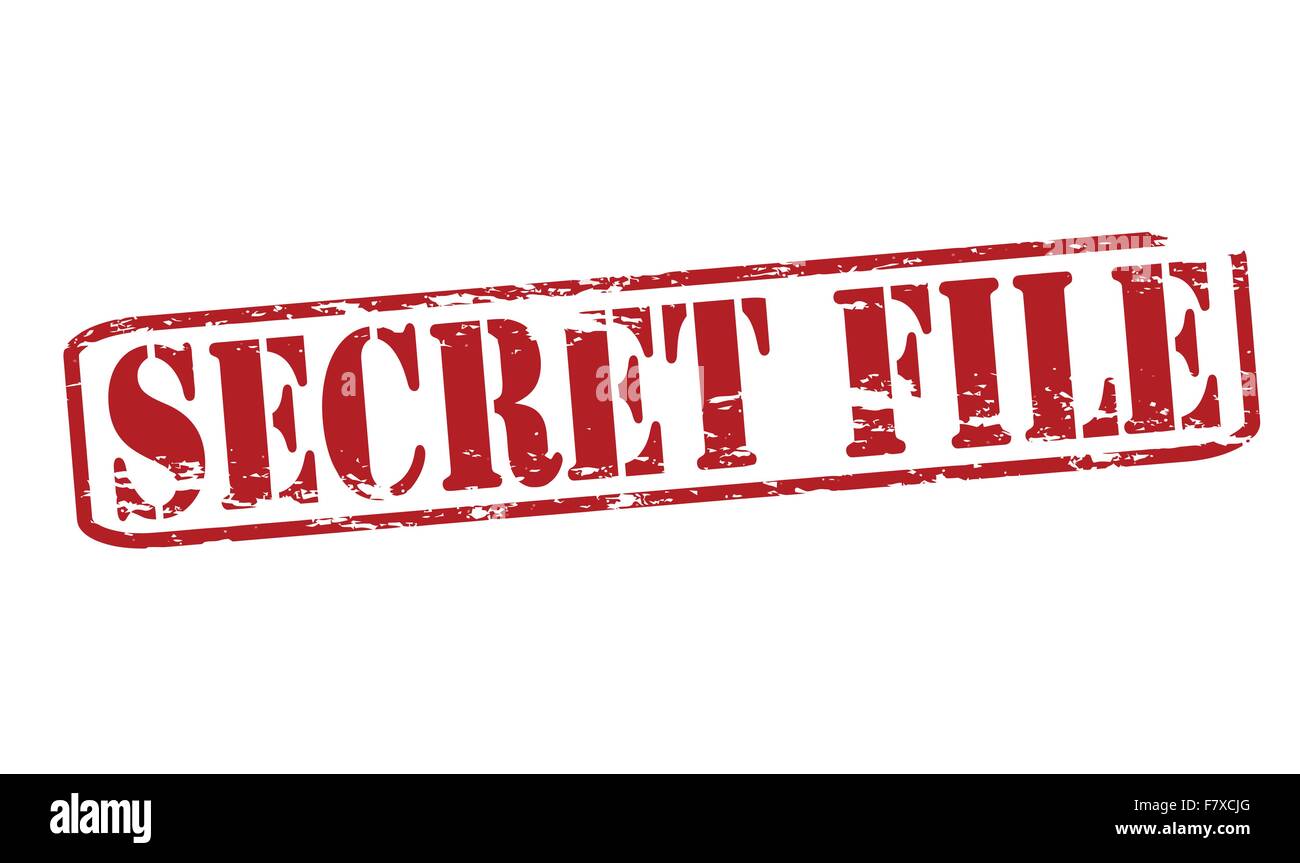 Secret File Stock Vector Images - Alamy