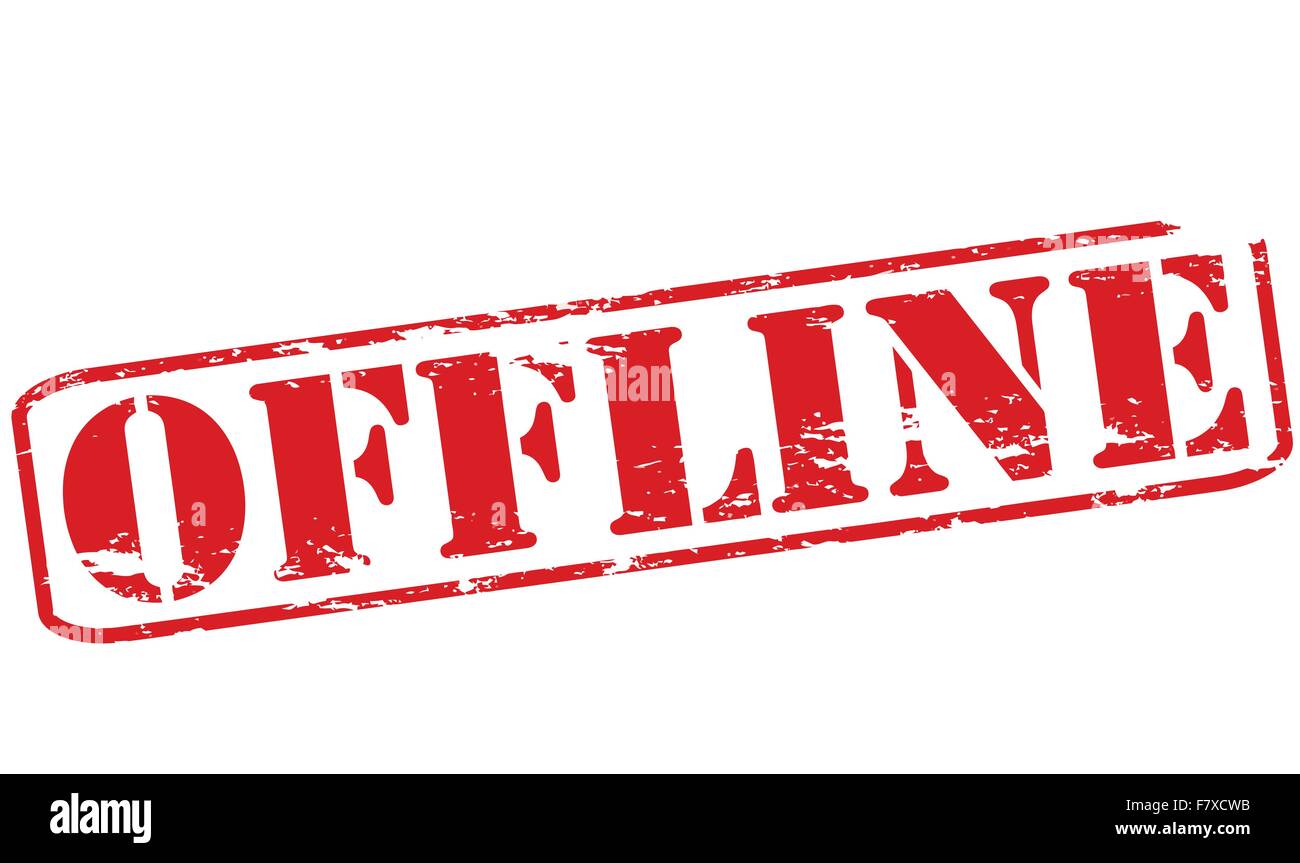 Offline sign hi-res stock photography and images - Alamy