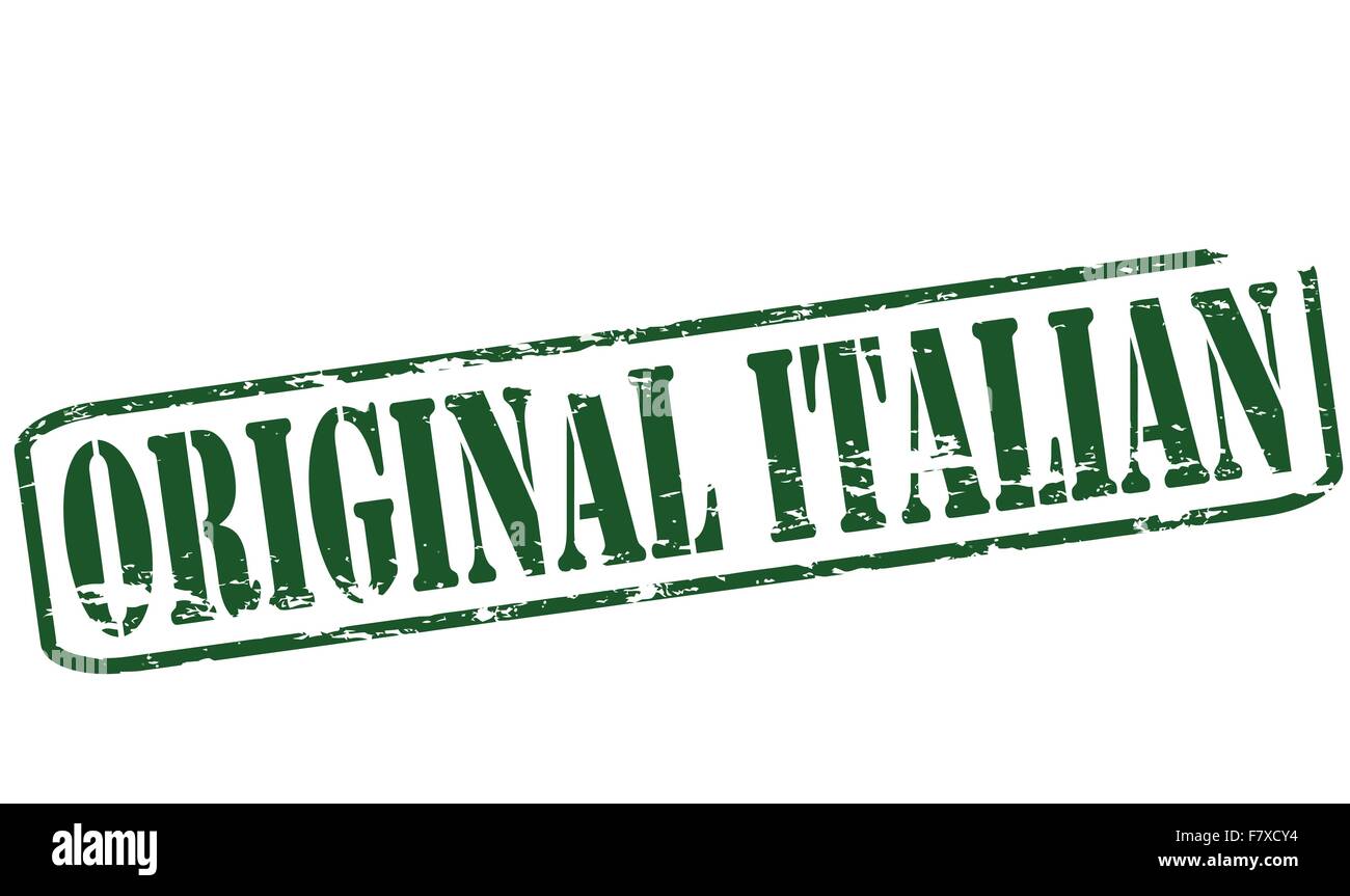 Authentic italian Stock Vector Images - Alamy