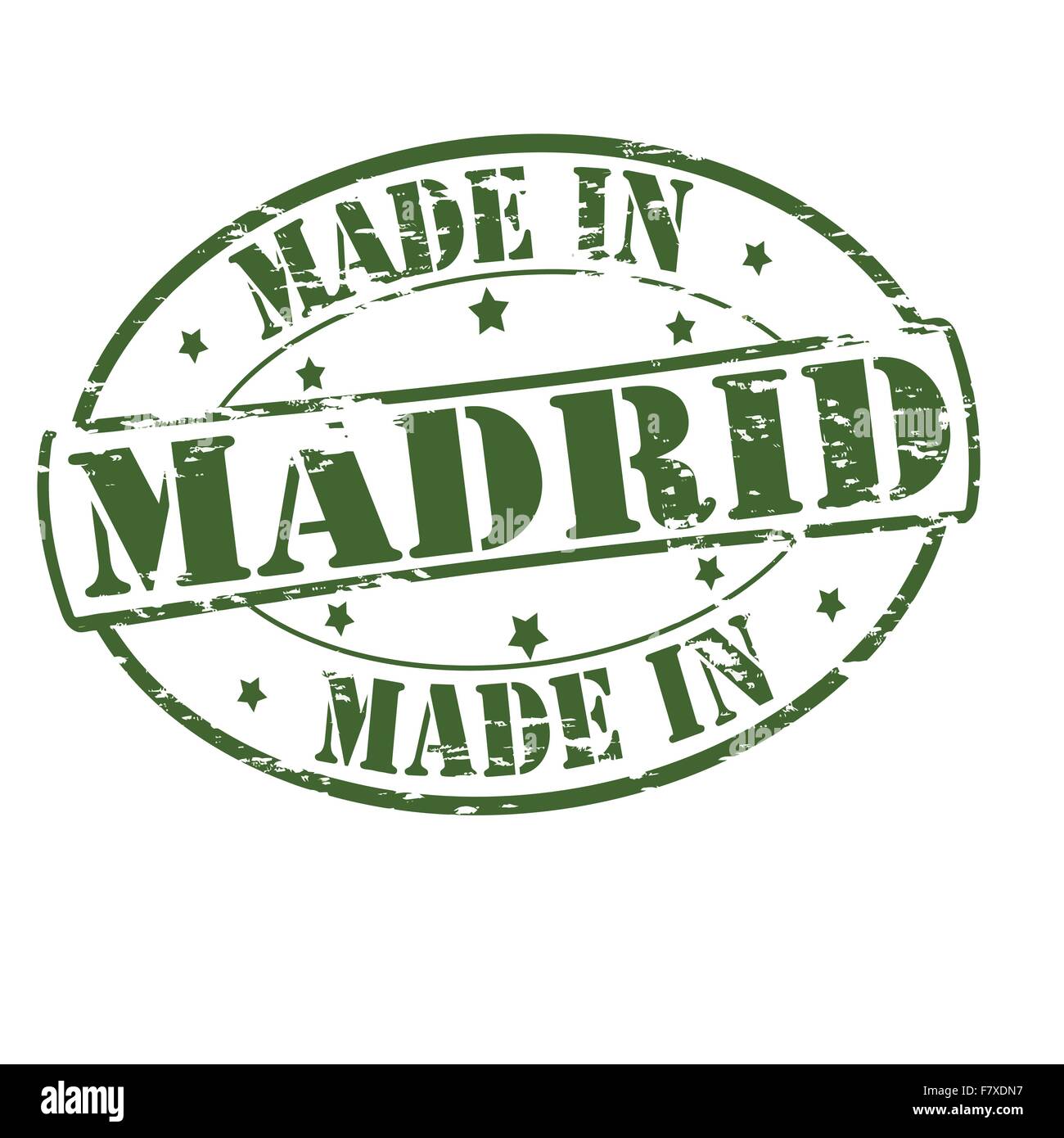 Made in madrid Stock Vector Images - Alamy