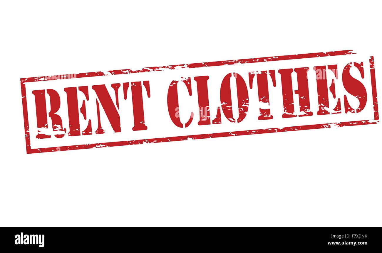 Clothes for hire Stock Vector Images - Alamy