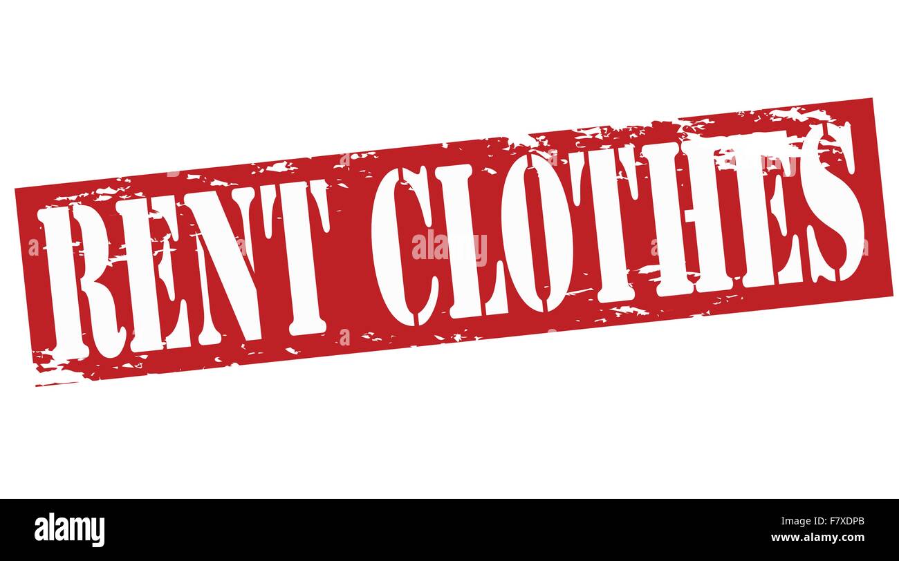Clothes for hire Stock Vector Images - Alamy