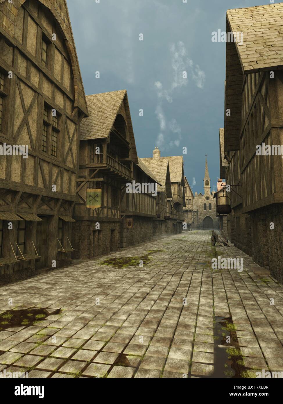 Middle ages street hi-res stock photography and images - Alamy