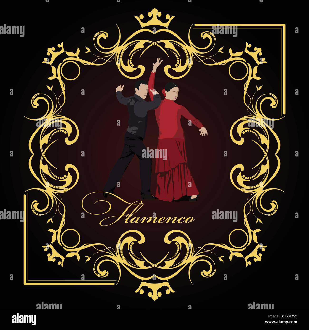 Flamenco poster hi-res stock photography and images - Alamy