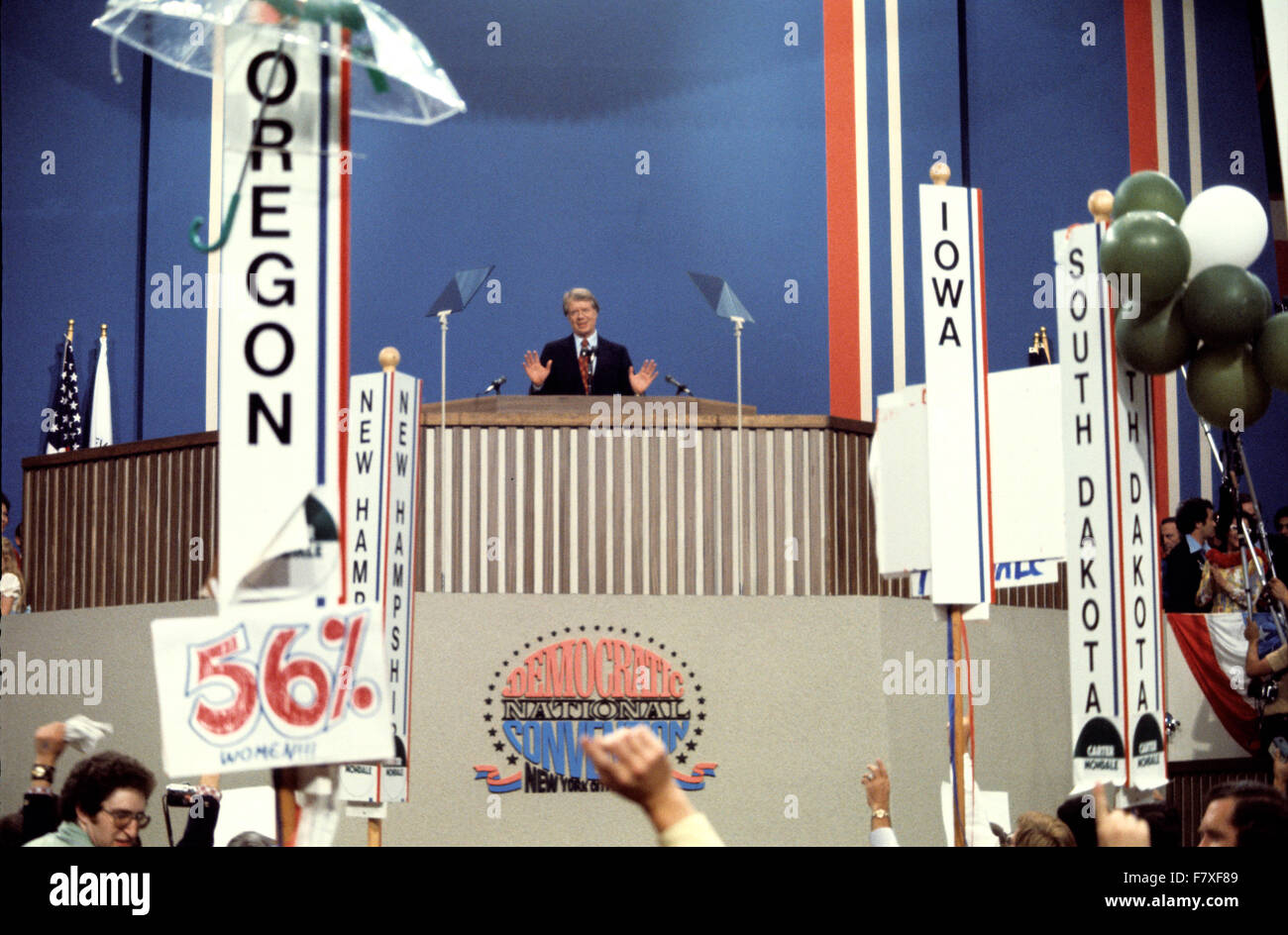 Governor Jimmy Carter (Democrat of Georgia), the 1976 Democratic Party ...