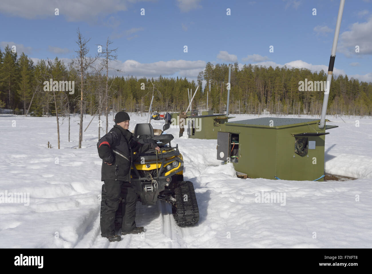 European snowmobiles hi-res stock photography and images - Alamy